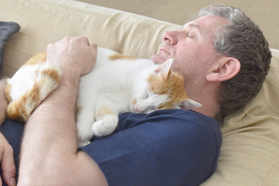 10 Sweet Reasons Why Your Cat Loves Sleeping On Your Chest